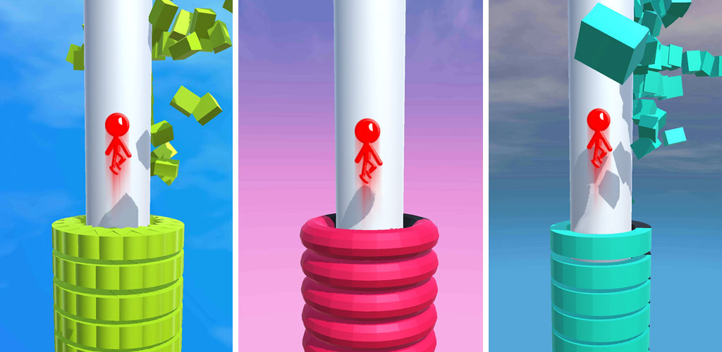 Stack Fall Stickman 3D: Helix Stack Breaker:Amazon.de:Appstore for Android