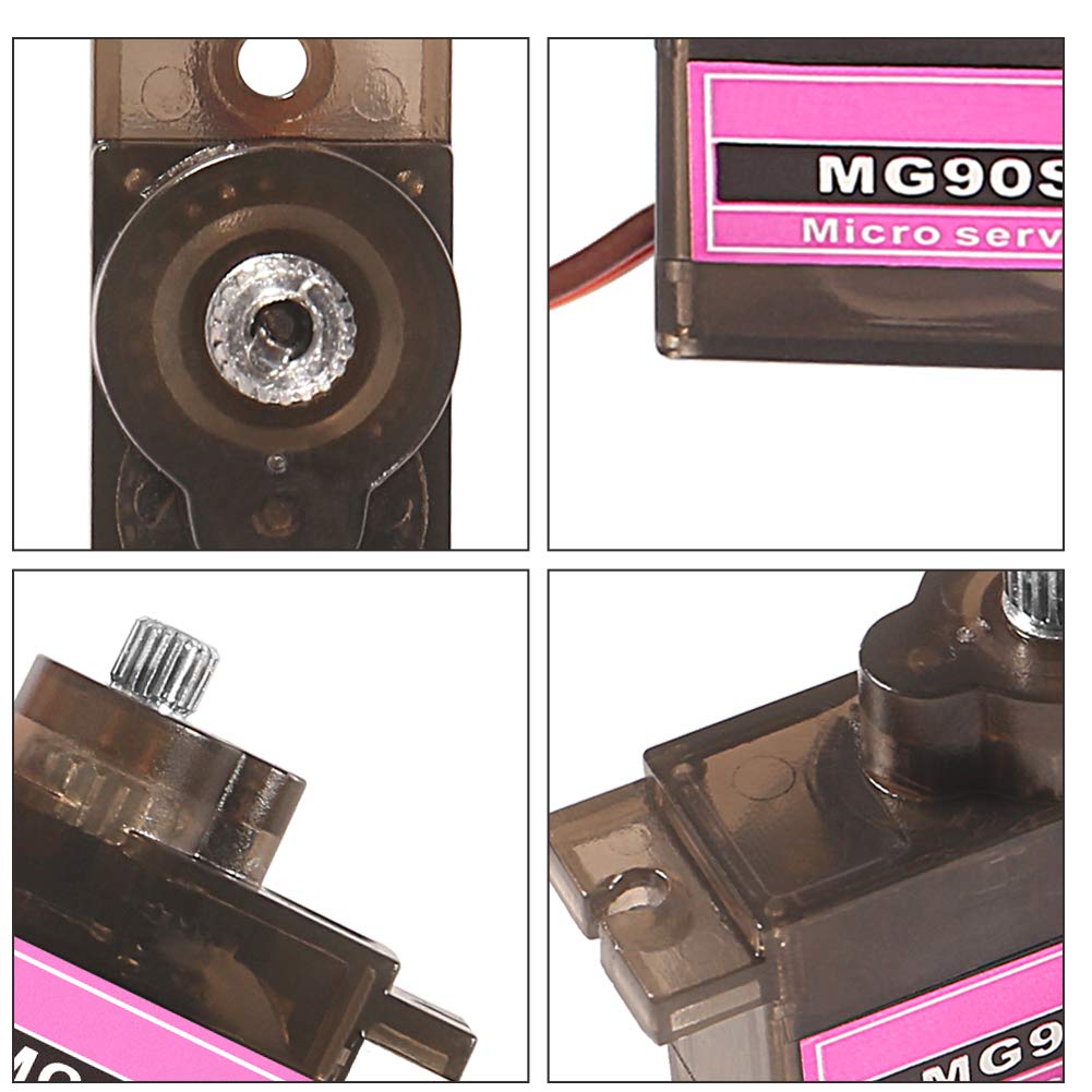Snapklik.com : MG90S 9G Metal Geared Micro Servo Motor 6 Pcs, MELIFE ...