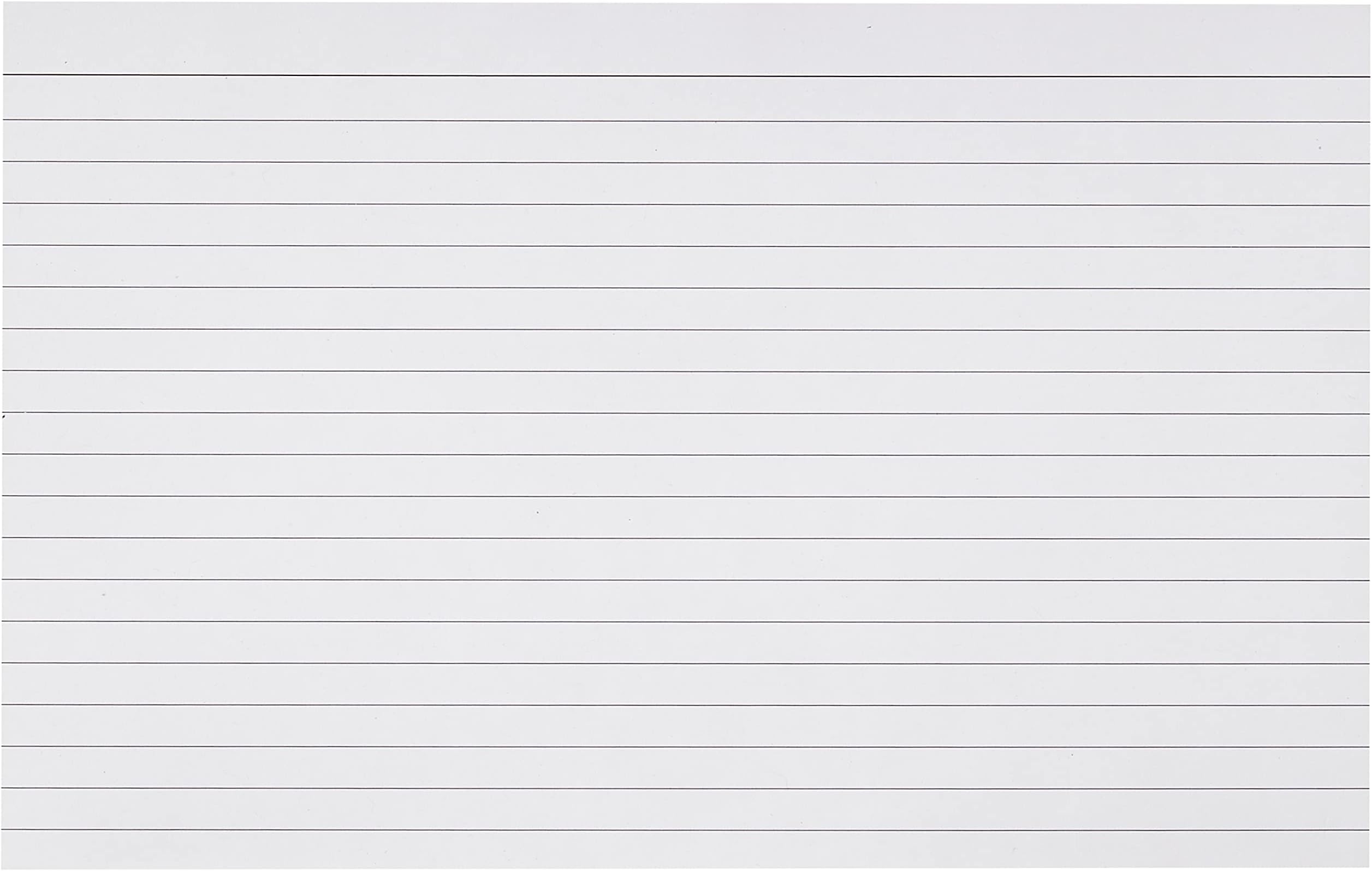 Silvine 8x5" Guide Cards in plain white, Tabbed A-Z. Ref 885 (203 x ...