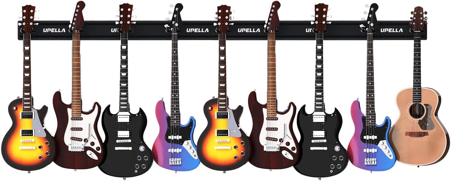 Amazon.com: UPELLA Guitar Wall Mount Hangers for Multiple Guitars ...