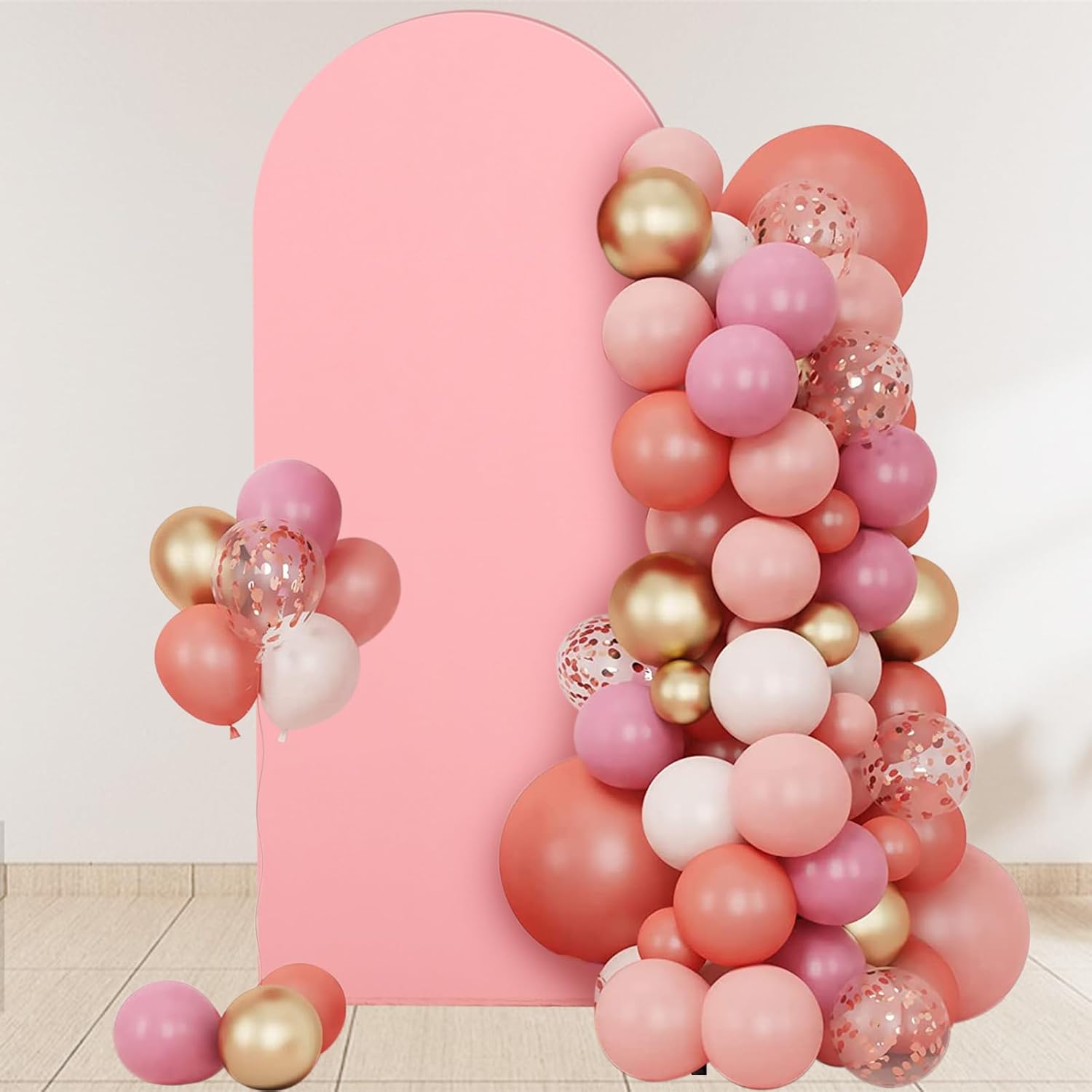 Amazon.com : 7.2FT Wedding Arch Covers Spandex Arch Covers Stretchy ...