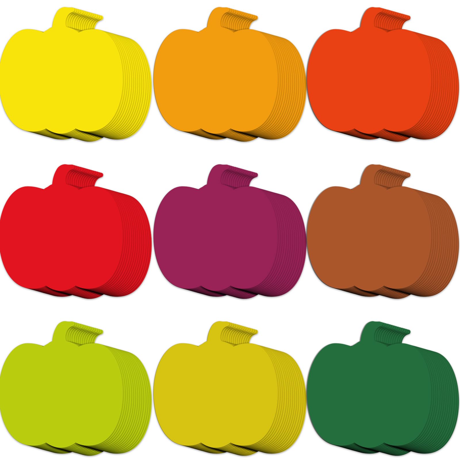 Snapklik.com : 108 Pcs 3.5 Inch Pumpkin Cutouts For Bulletin Board Fall ...