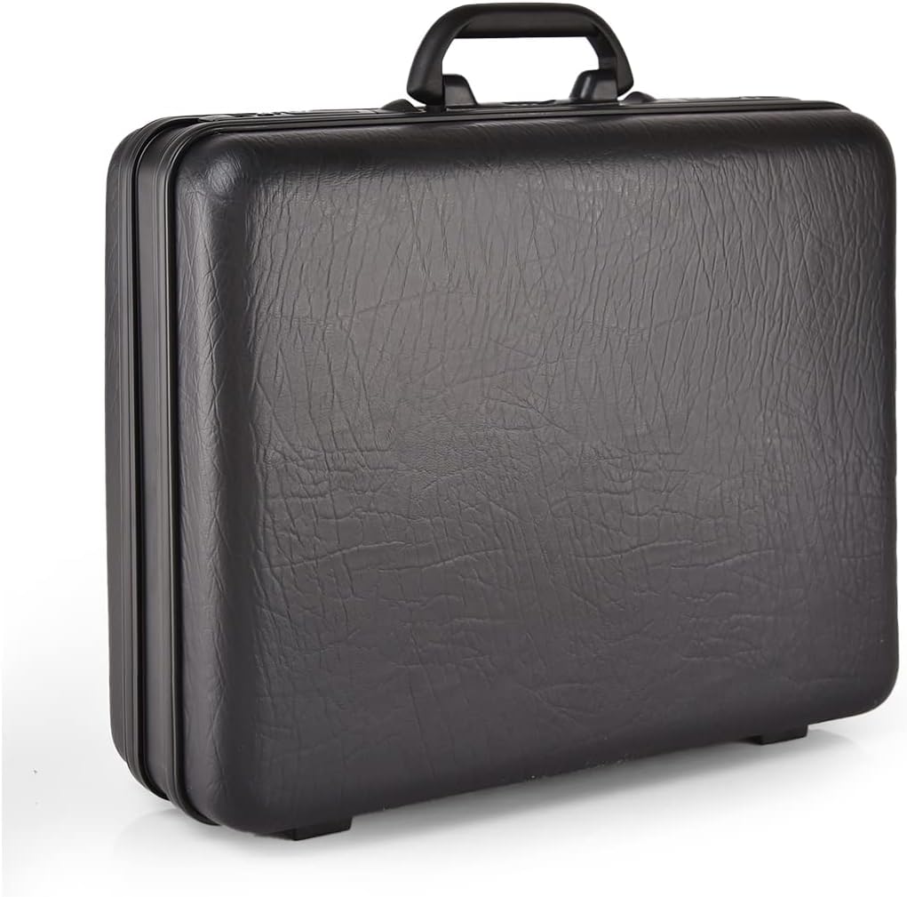 President Suitcase Expandable Fold Travel Briefcase Abs Hard Attache ...