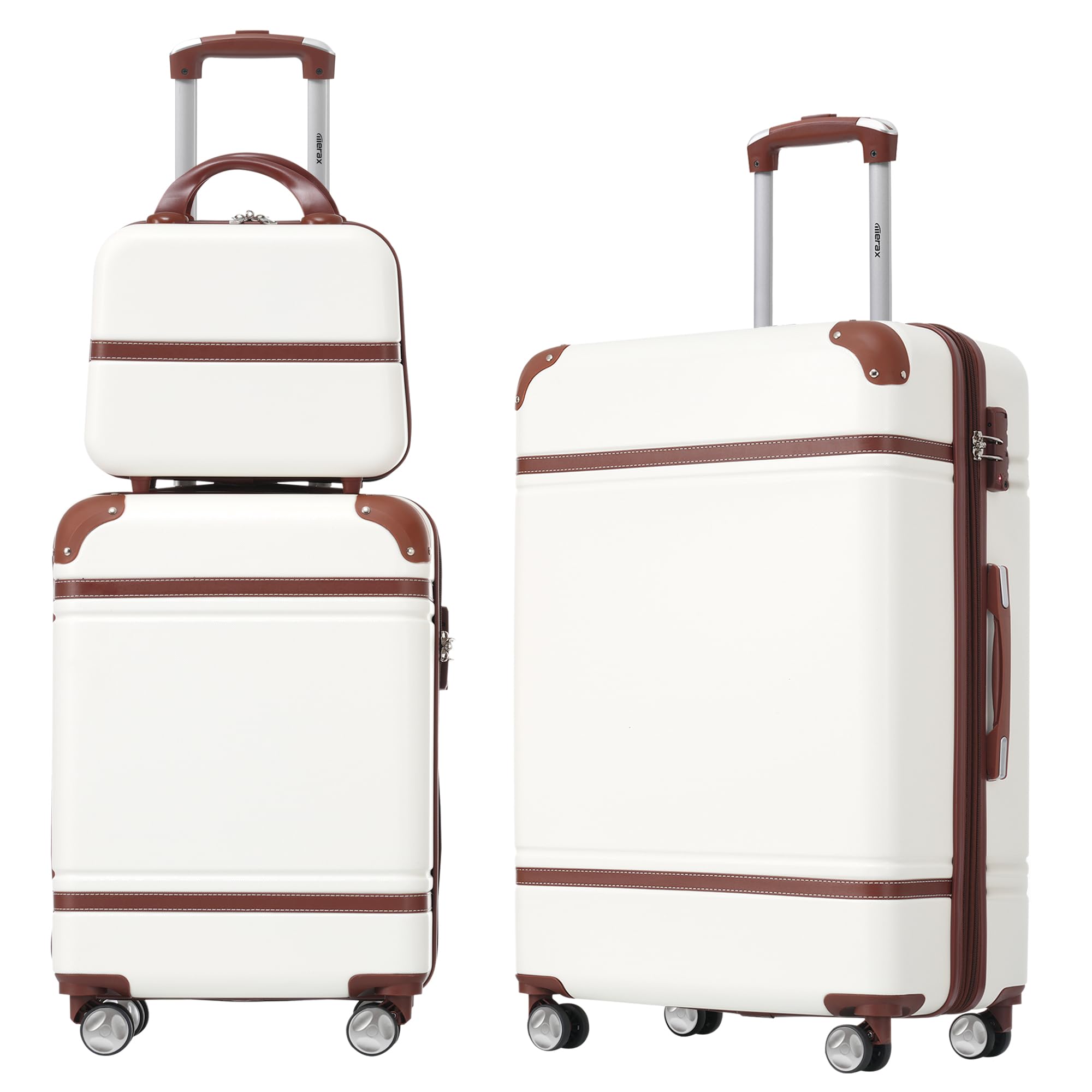 Amazon.com | Merax Luggage Set 2 Piece Suitcase Set with Cosmetic Case ...