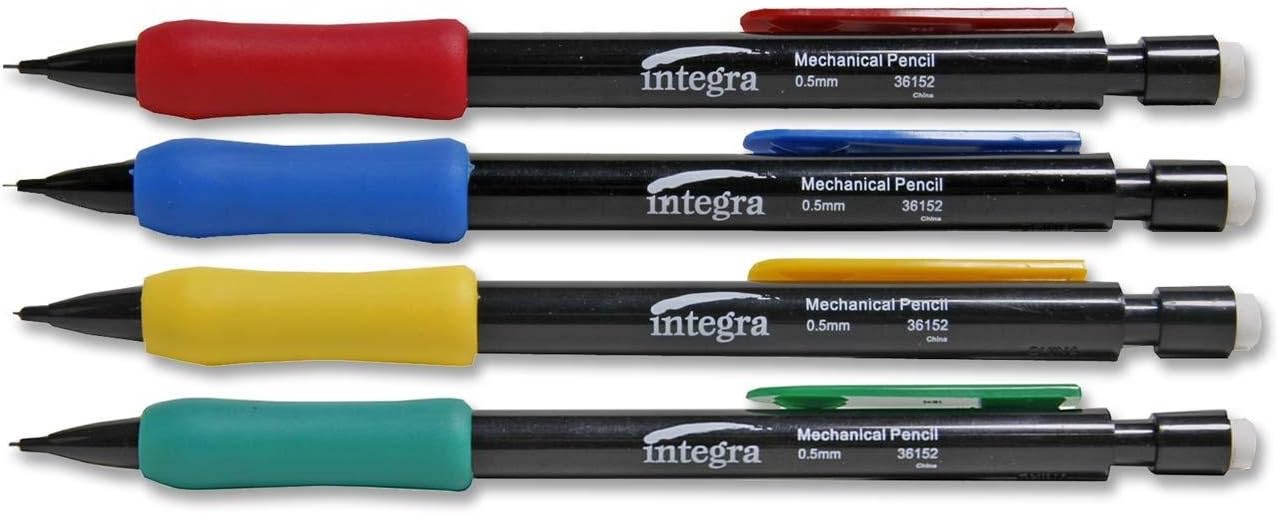 Amazon.com : Integra Grip Mechanical Pencil, Refillable, 0.5mm ...