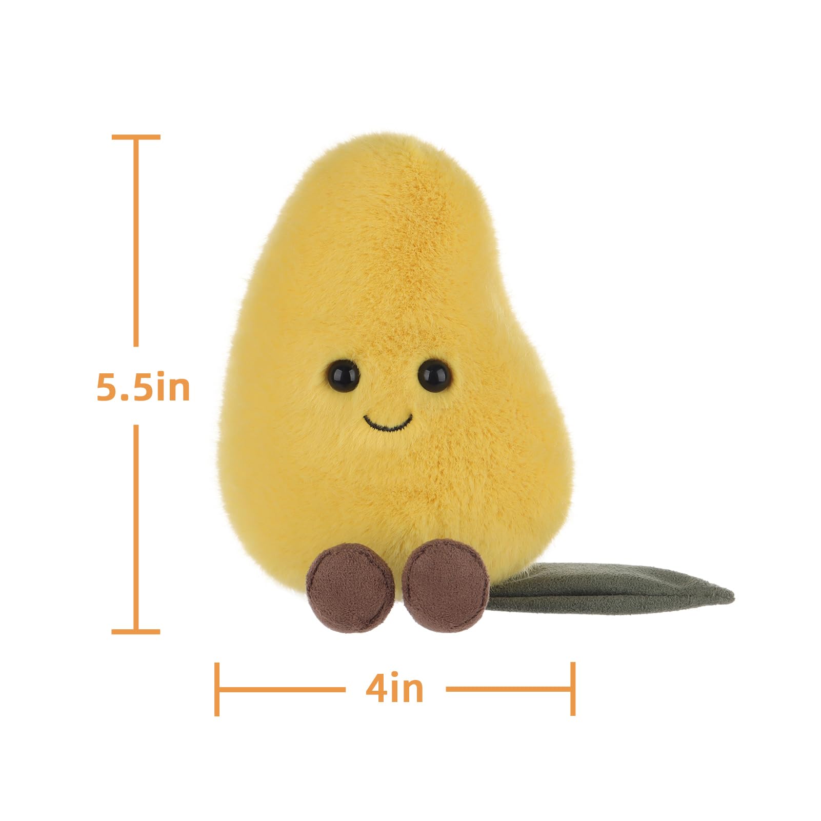 3 Inch Stuffed Animal Innocent Lemon Plush Toy - 3 Inch Soft Cuddly ...