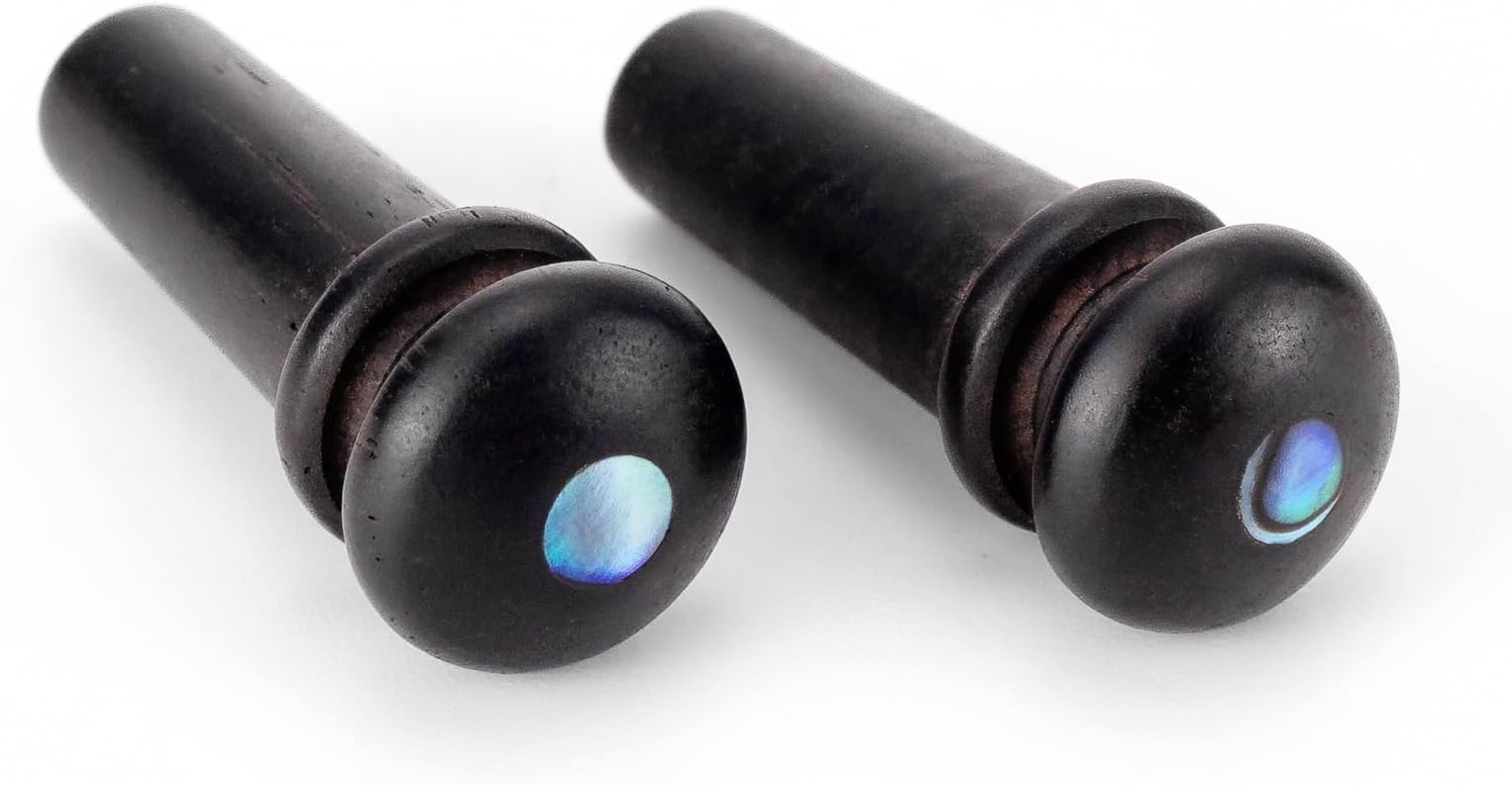 Guitar Bridge Brass Pins With Crystal Glass Dots - Sky Blue Acoustic ...