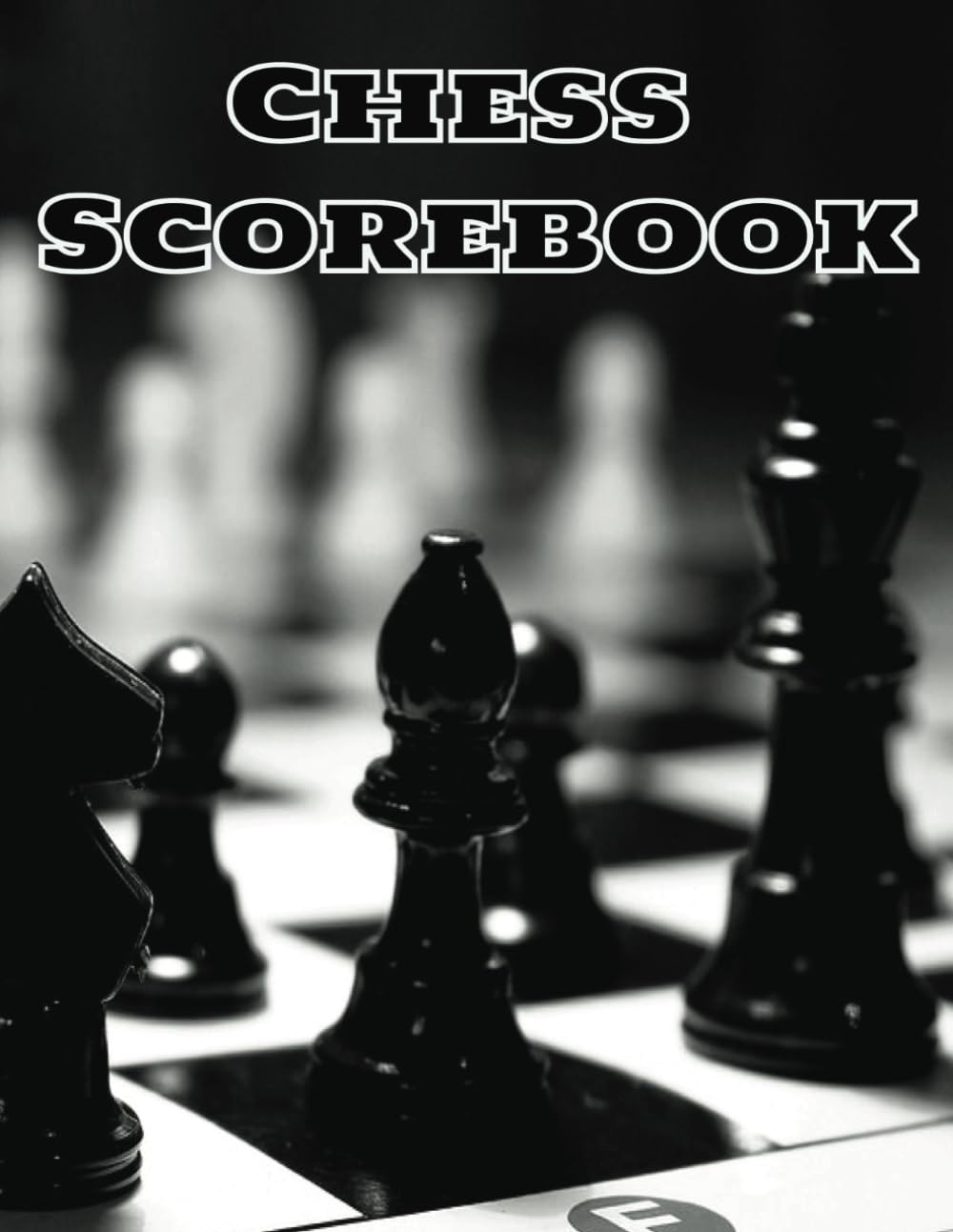Chess Scorebook: scorecard template for your chess matches! large size ...