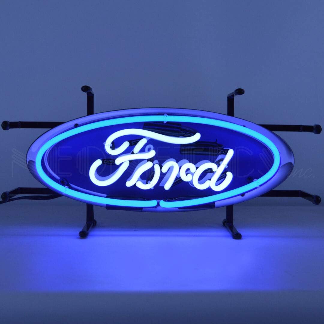 Amazon.com: Neonetics Ford Oval Junior Neon Sign : Tools & Home Improvement
