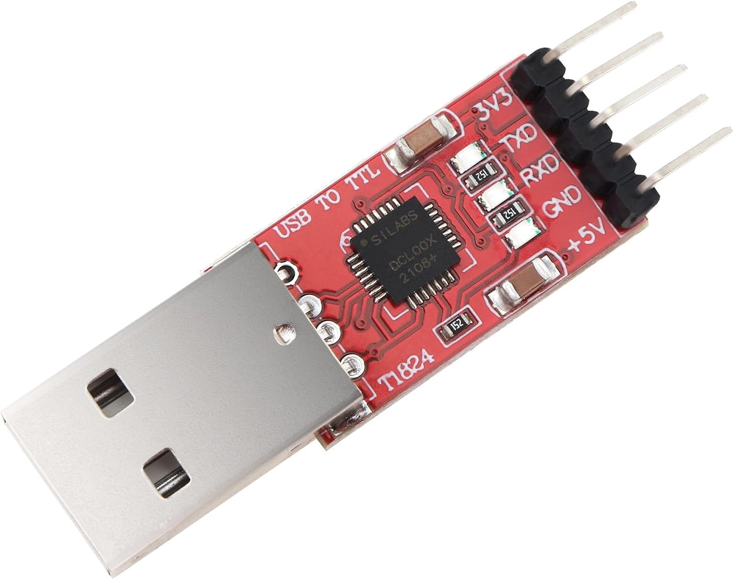 Amazon.com: DiGiYes Module USB 2.0 to TTL 5Pin Module Serial Converter ...