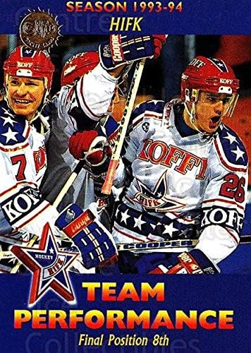 Amazon.com: (CI) HIFK Hockey Card 1994-95 Finnish SISU (base) 178 HIFK ...