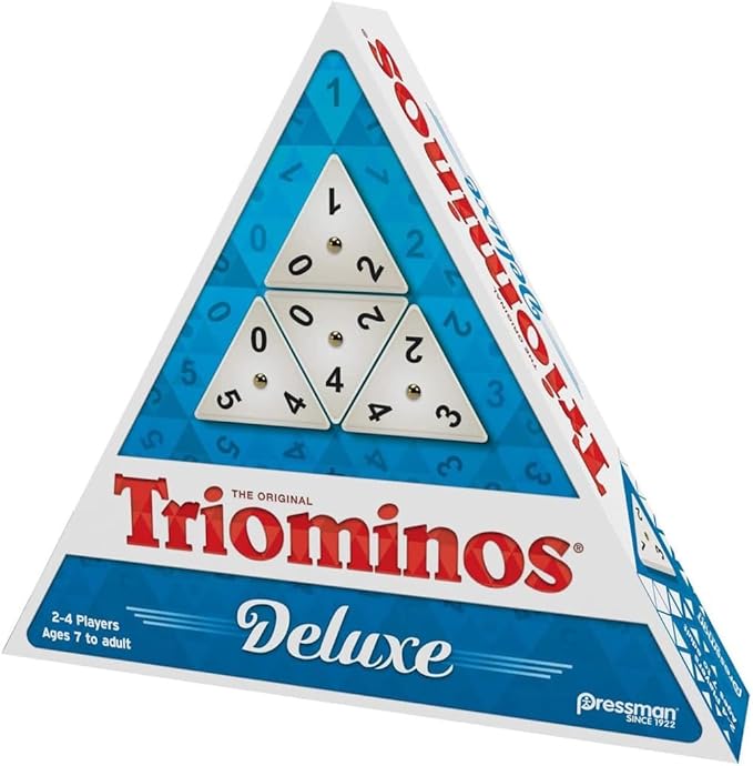 Amazon.com: Pressman Tri-Ominos - Deluxe Edition Triangular Tiles with ...