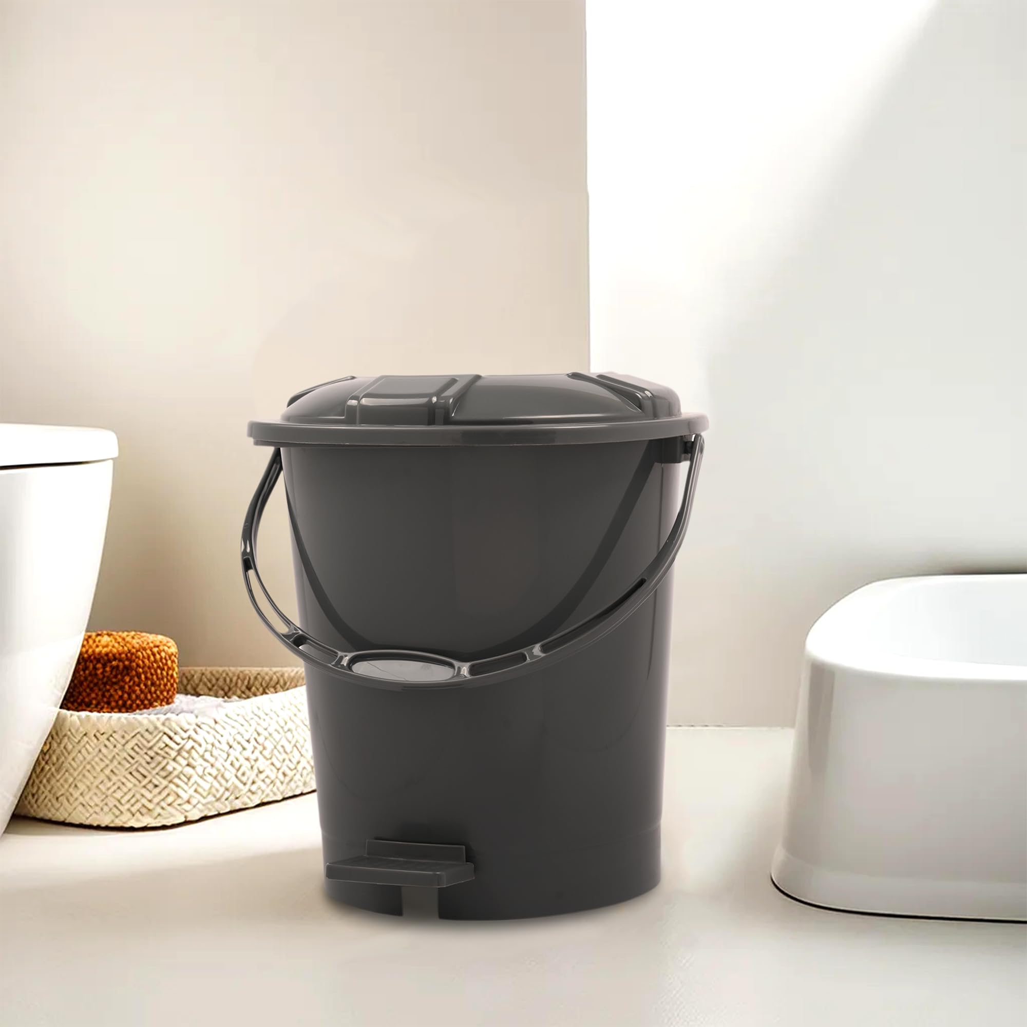 Buy Urbane Home Pedal Dustbin | 10 Liter | Dustbin with Lid | Garbage ...