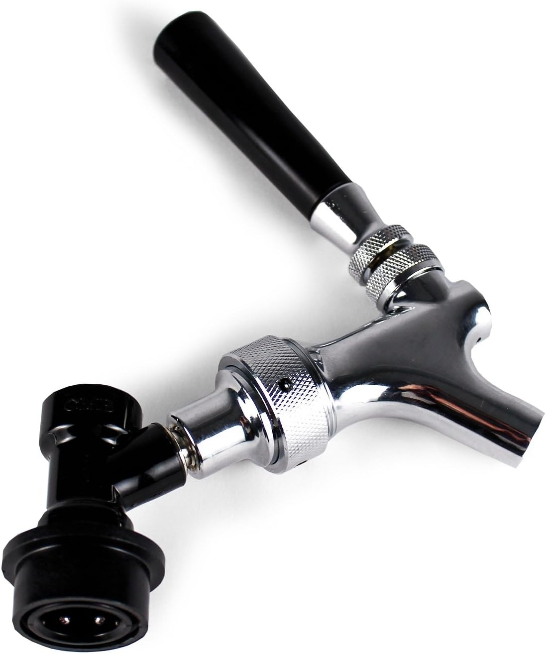 Amazon.com: Draft Brewer Stainless Steel Homebrew Beer Keg Faucet Snap ...