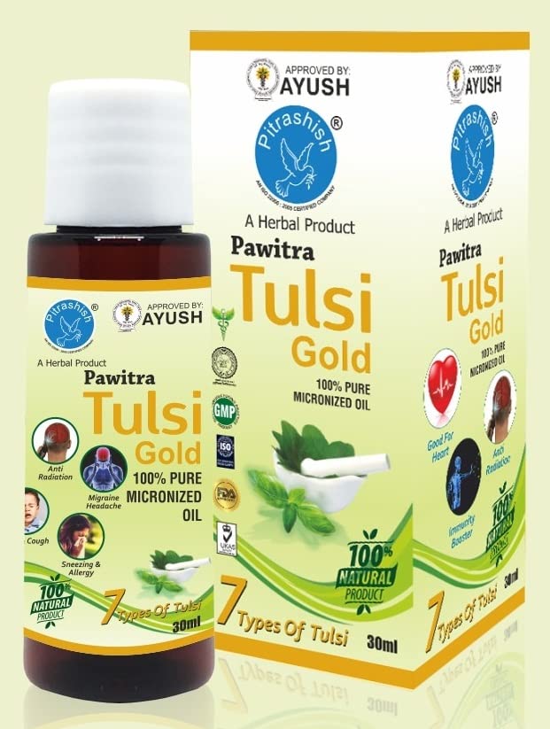 Buy Pitrashish Tulsi Drops, 30 ml (Tulsi Gold) Online at Low Prices in ...