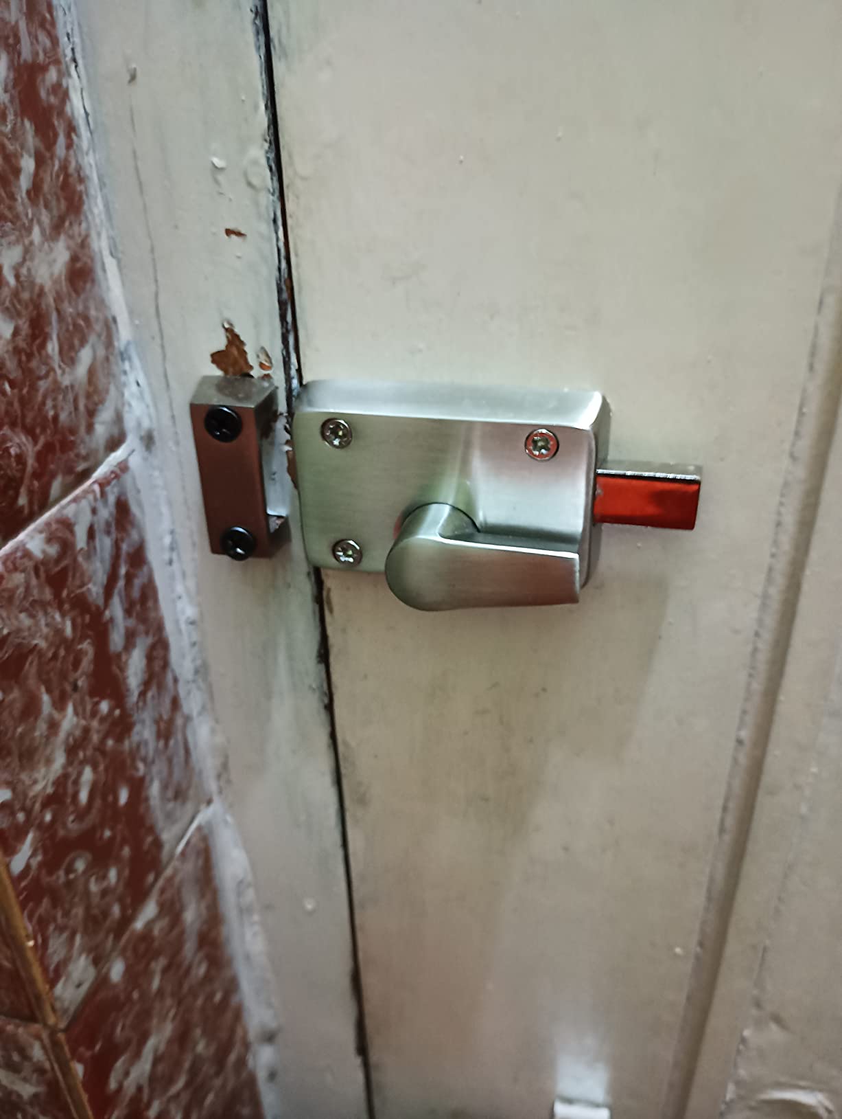 PRYKCS Indicator Bolt-Latch Bathroom Latch Engage Vacant Latch Zinc ...