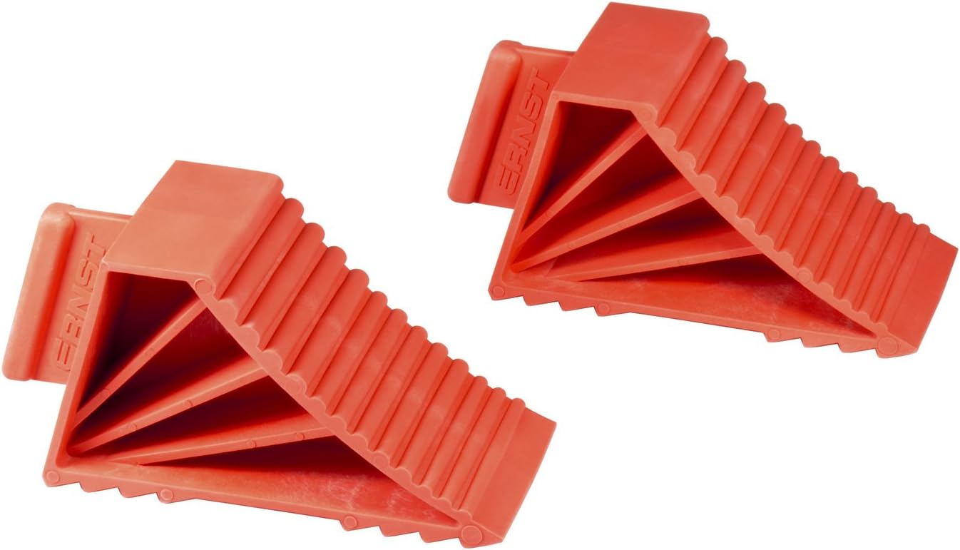 Ernst Manufacturing High-Grip Wheel Chocks, Set of 2, Red : Amazon.ca ...