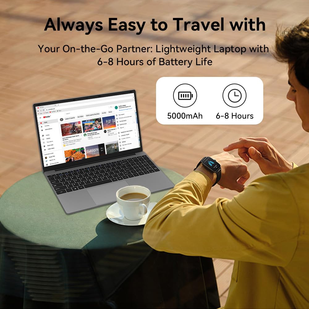 Snapklik.com : 12GB RAM, 512GB SSD Laptop, 15.6" Full HD Laptop ...