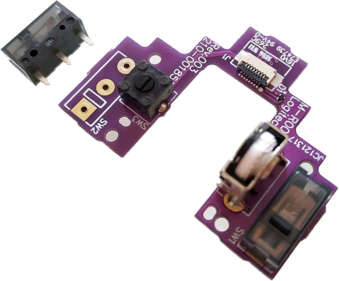 Silver Wheel Mouse Button Module External Button Module Micro Switch ...