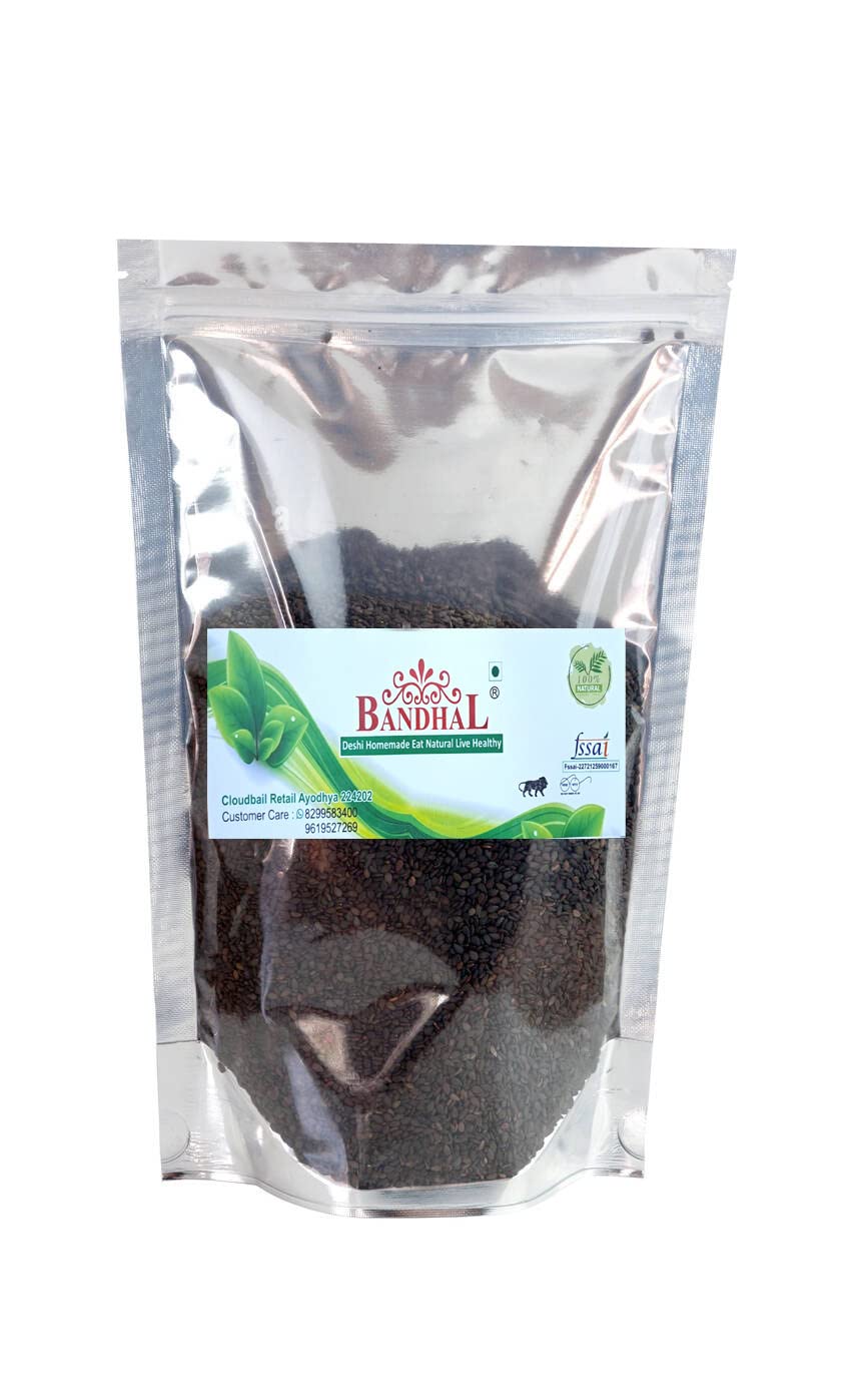 Black Til Seed Black Sesame Seeds/Seed 450 GM. Pure Clean and Sorted ...