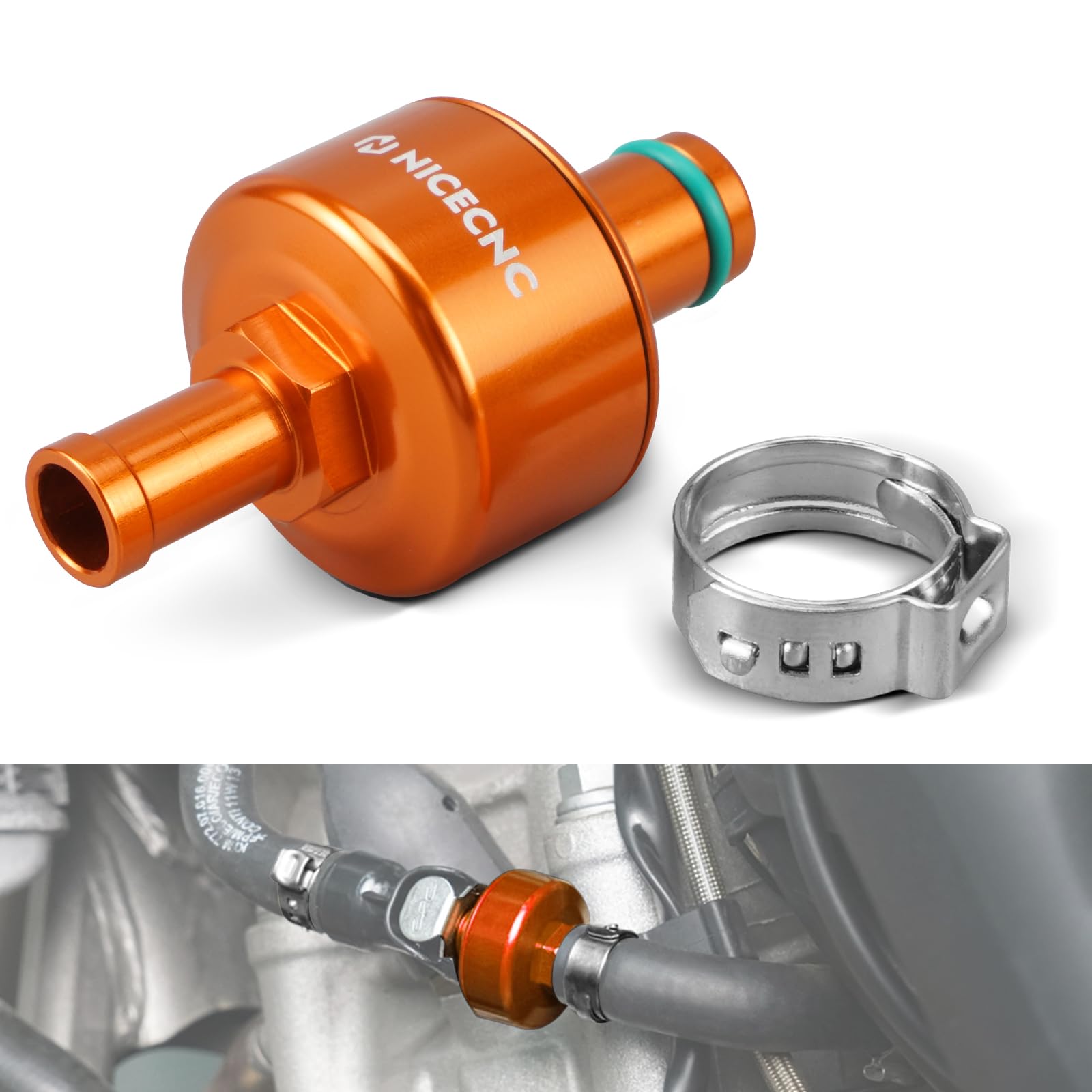 Motorcycle Quick Connect Fuel Filtrar Aluminum Compatible With Ktm 150 ...