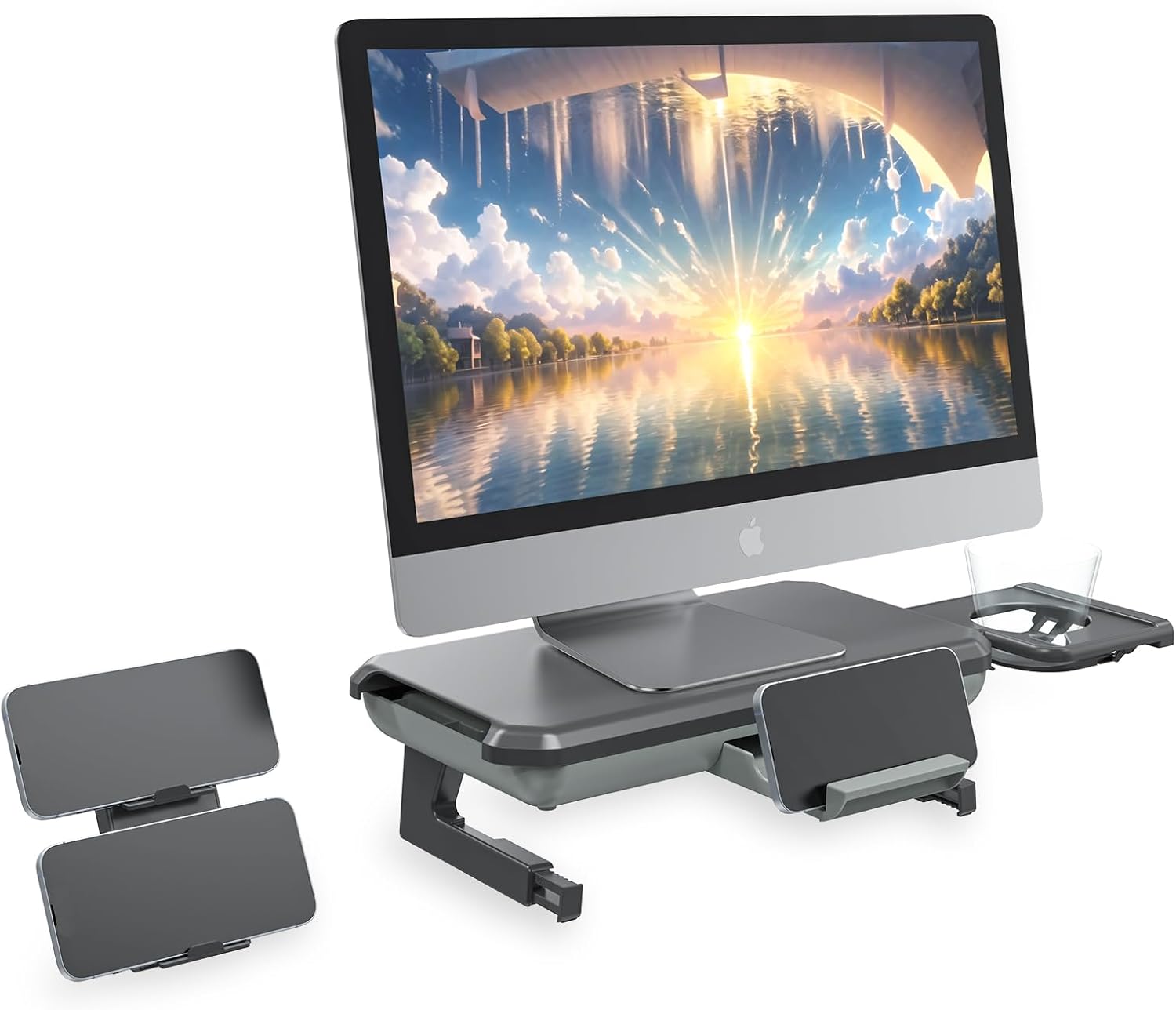 Amazon.com: Foallser Laptop Stand for Desk Adjustable Height, Computer ...