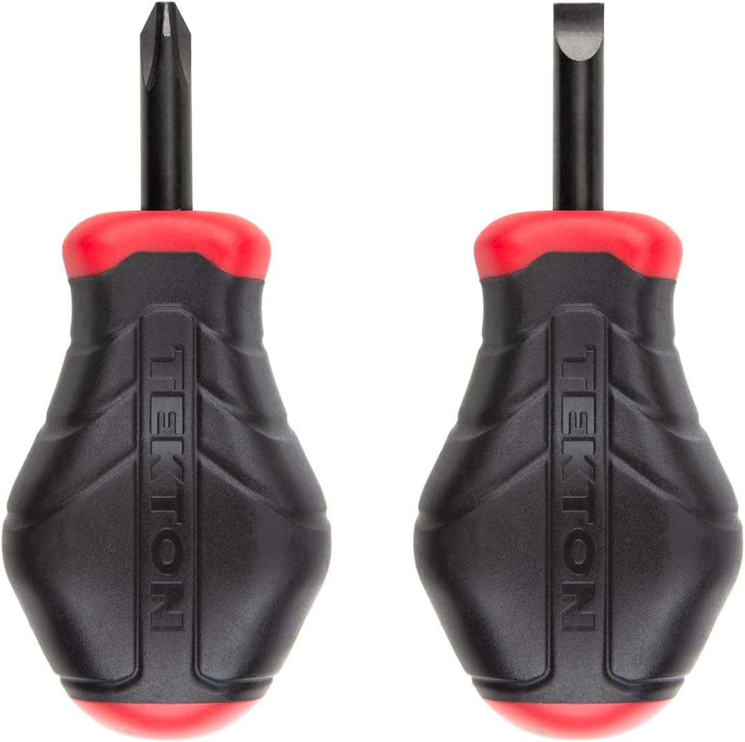 Amazon.com: TEKTON Stubby High-Torque Black Oxide Blade Screwdriver Set ...