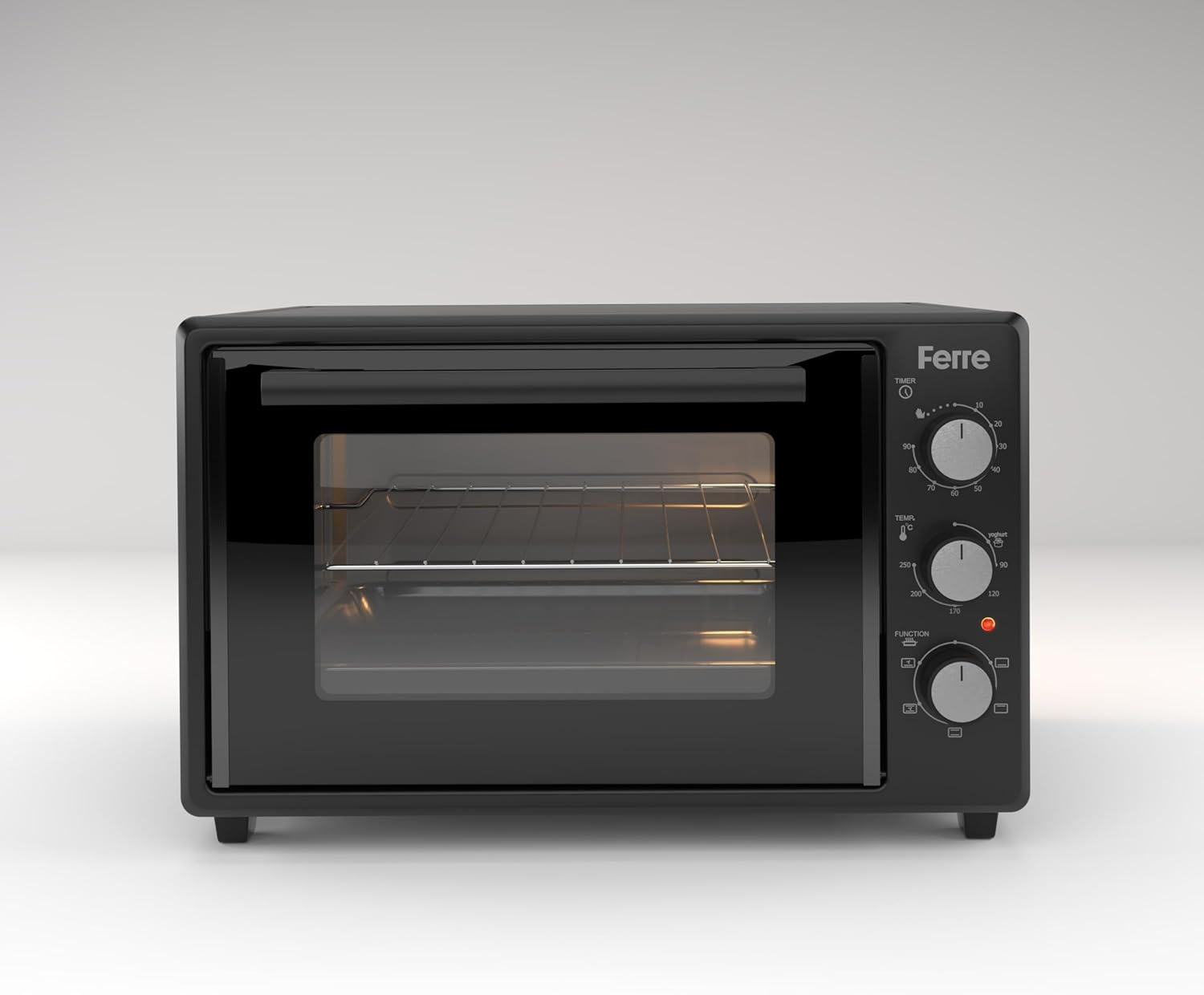 Ferre 35500 LGM - 35L Turbo Mini Oven - Black : Amazon.co.uk: Home ...