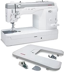 Amazon.com: Janome HD9 Heavy Duty High Speed Sewing Machine, with Extra Large Bobbin with Bonus ...