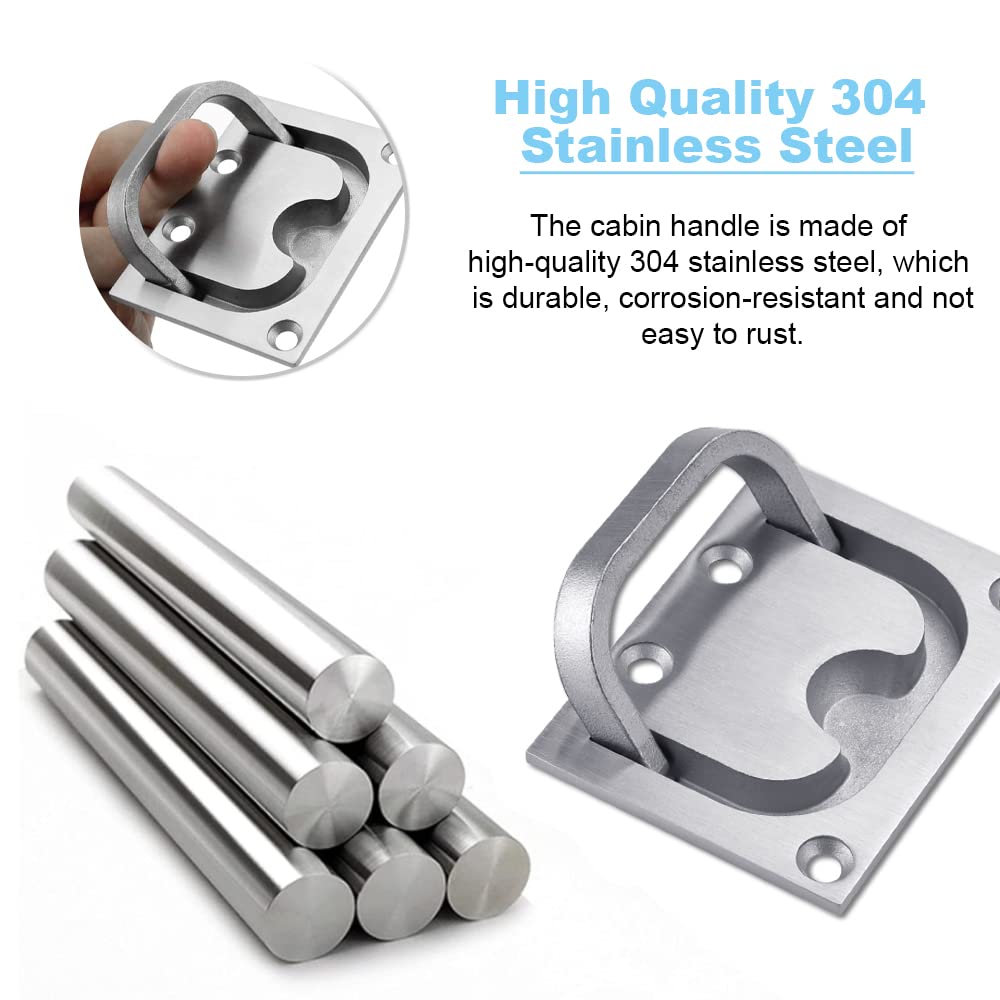 Stainless Steel Flush Hatch Handles Stainless Steel Lifting Ring With