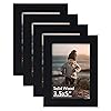 Amazon.com - DECANIT 3.5x5 Picture Frame Metal,Thin Profile Photo Frame ...