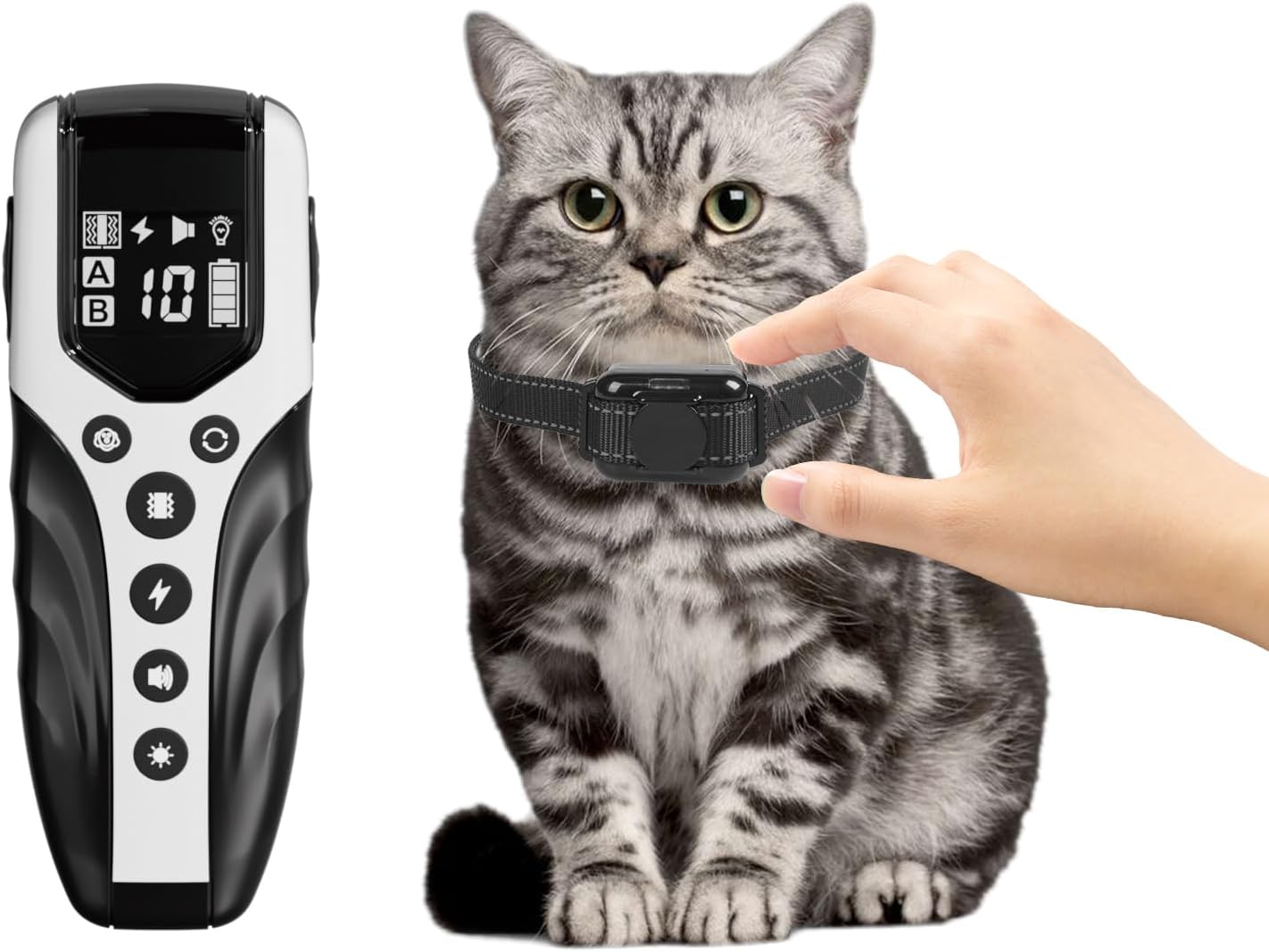 Pet Supplies : FASHILEAD Cat Training Collar, Cat Safe with Shock ...