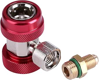 Amazon.co.jp: R134 A/C Low High Quick Connector Coupler Adapter - Easy ...