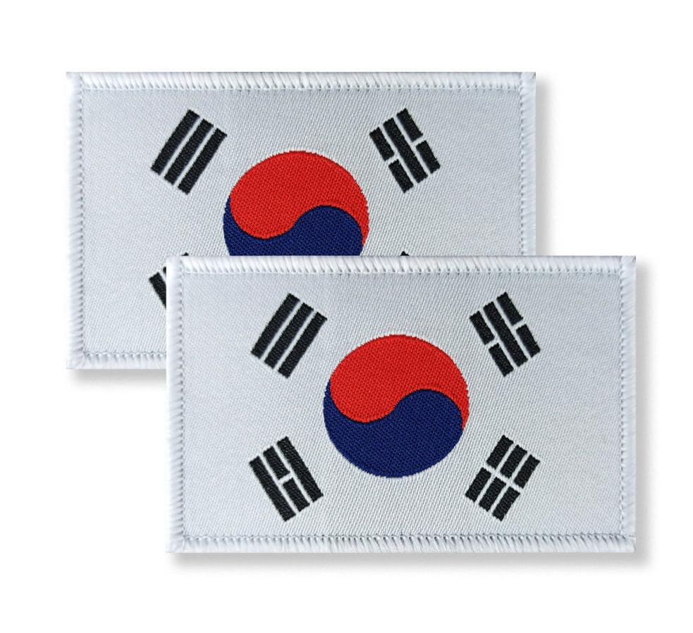 Amazon.com: Overdecor South Korea Korean Flag Patch Tactical Military Patches - Hook and Loop ...
