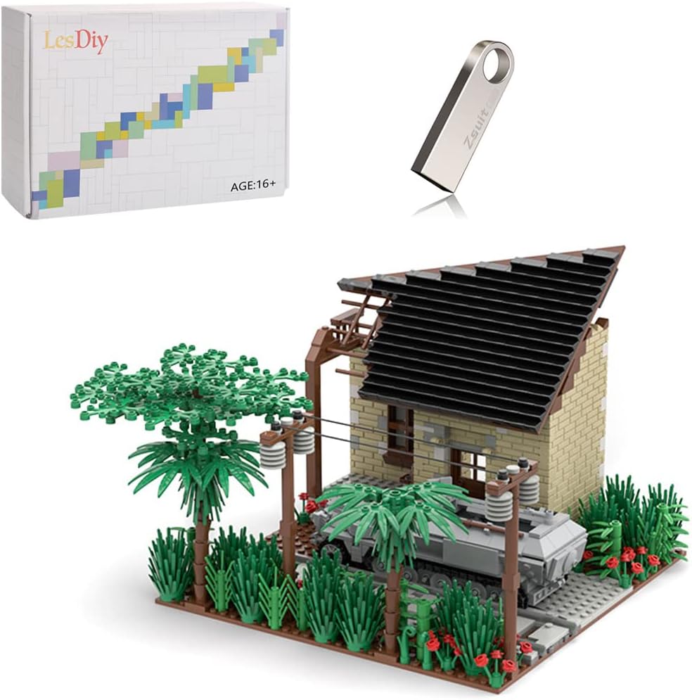 Amazon.com: SOMOG Modular Building Set, Street View Architecture ...