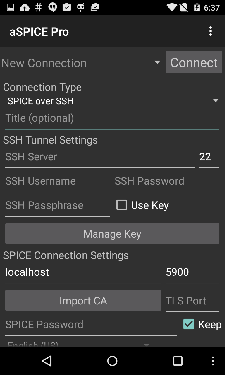 aSPICE Pro Secure SPICE Client - App on Amazon Appstore