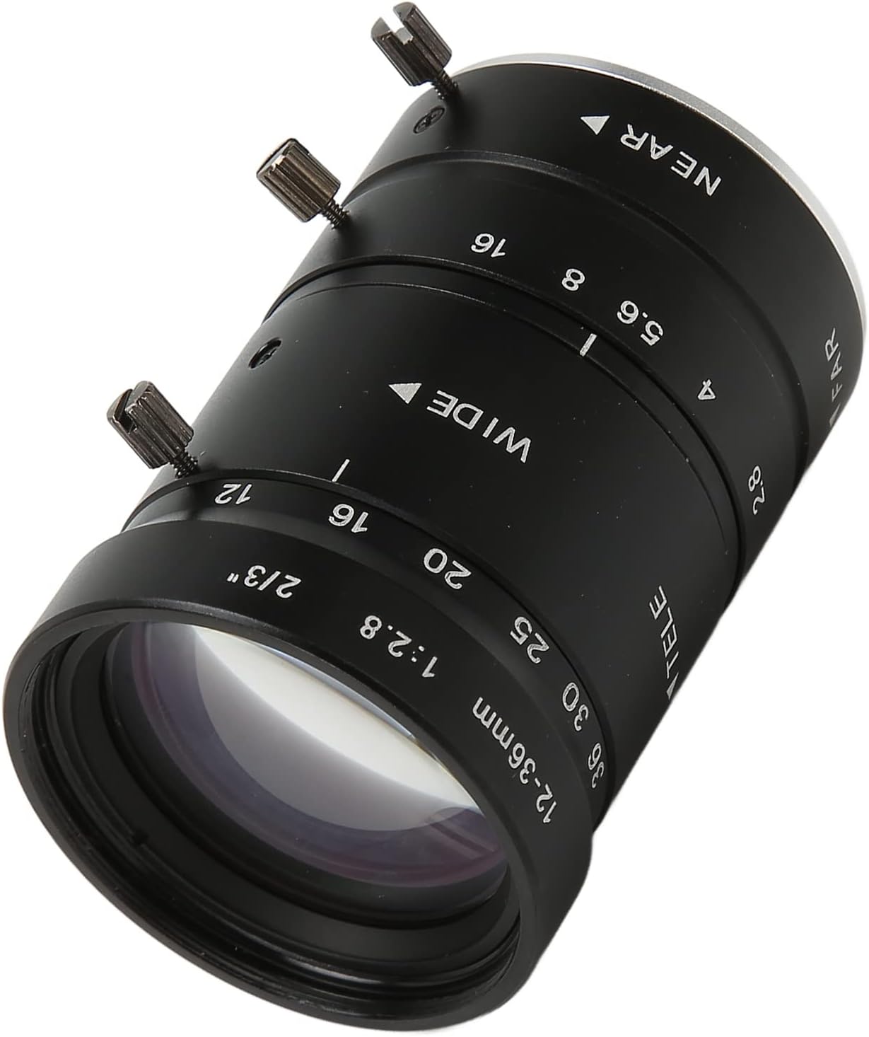 Amazon.com: 8MP 12-36mm F2.8 Zoom Lens C Mount 2/3 Inch Low Distortion ...