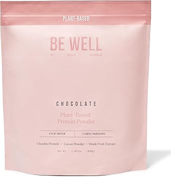 Amazon.com: Be Well By Kelly Chocolate Plant-Based Protein Powder ...