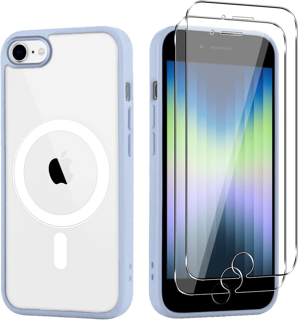 KetteTech Coque Magnétique pour iPhone 8/SE 2020/SE 2022, Compatible avec MagSafe Étui ...