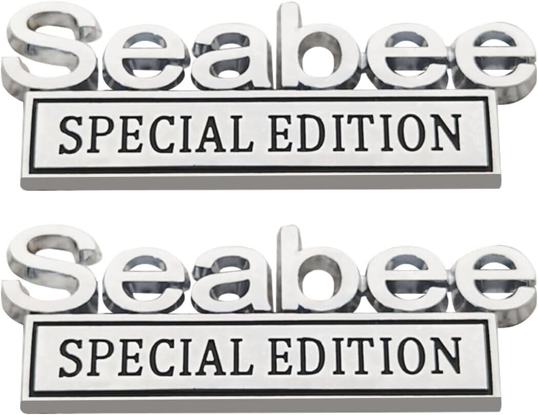 Amazon.com: 2Pc Seabee Special Edition Car Emblems 3D Raised Badge ...