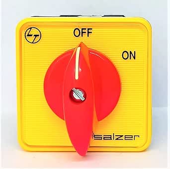 Salzer(L&T) 61003 16A 3 Pole ON-OFF S16 Cam Operated Rotary Switch ...