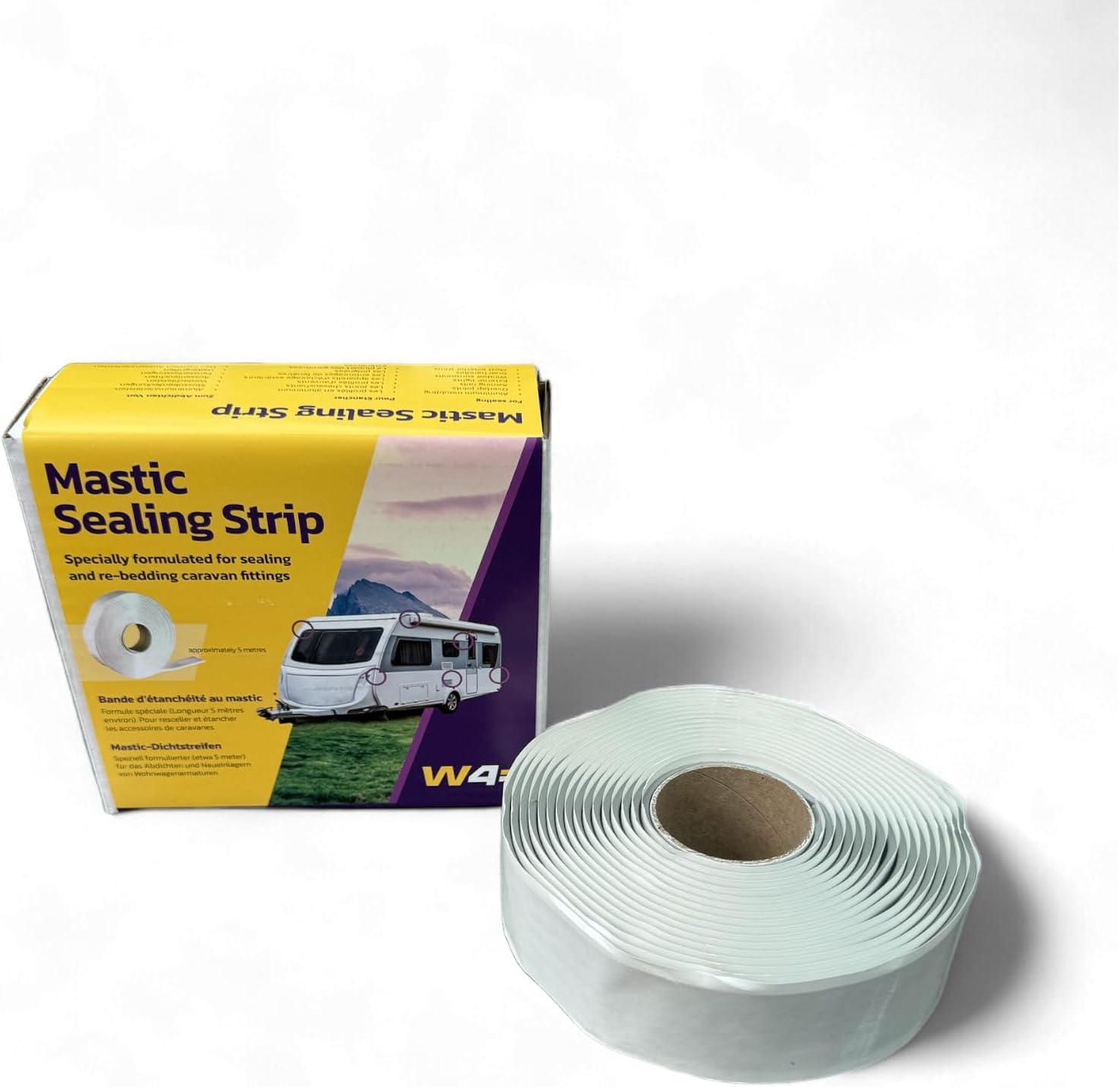 W4 Mastic Sealing Strip for Caravans & Motorhomesmm – Grey 32mm ...