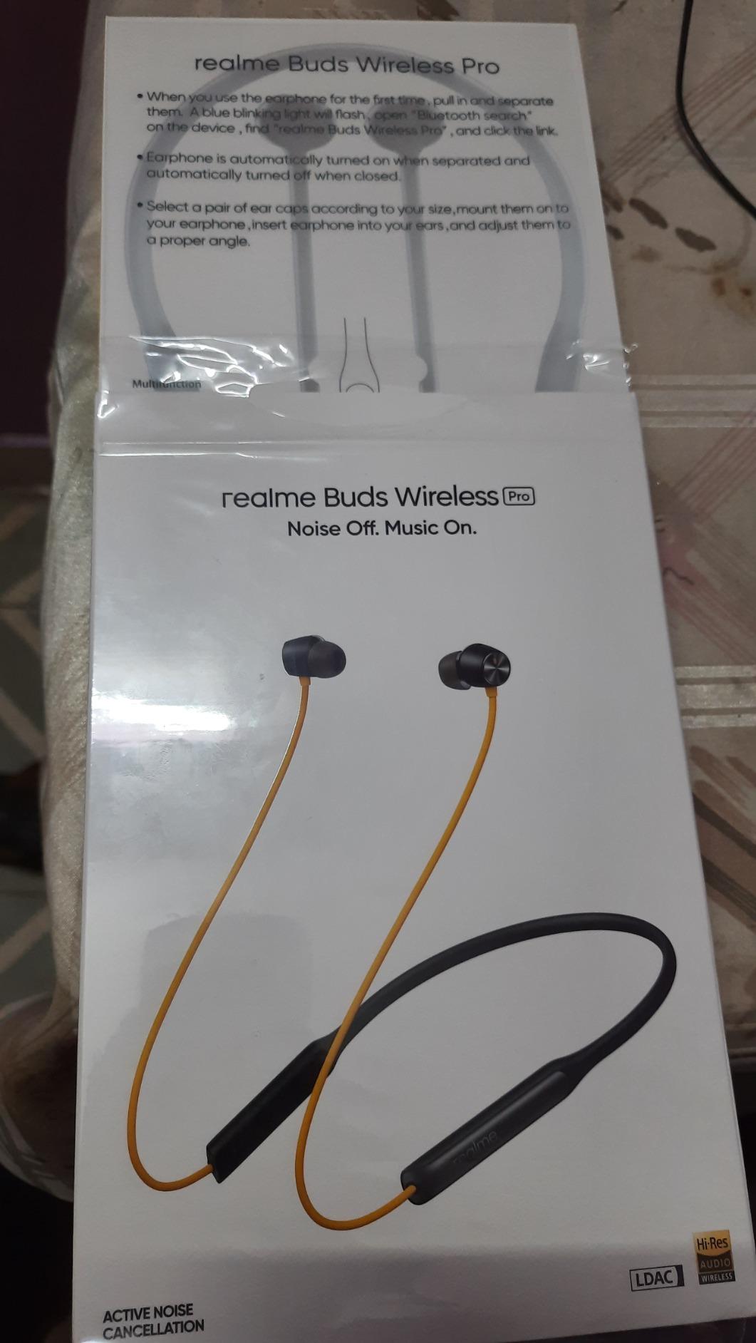 realme Buds Wireless Pro Bluetooth in Ear Earphones with Mic, Fast ...