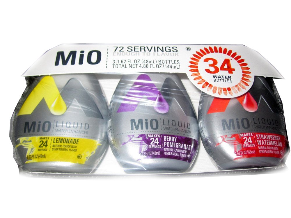 Amazon.com: MiO Liquid Water Enhancer 3-1.62 FL OZ Bottles (Lemonade ...