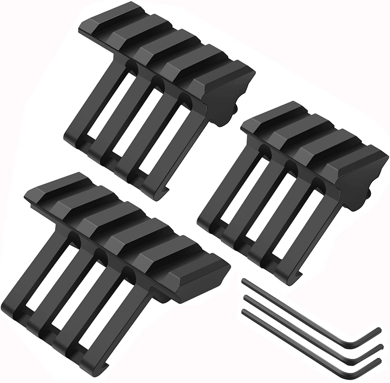 Buy Bontok Picatinny Offset Rail Mounts, 45 Degree Picatinny Weaver ...