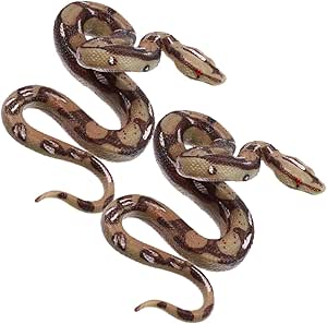 Amazon.co.jp: EXCEART 2pcs Boa Constrictor Home Decor Kids Toys ...