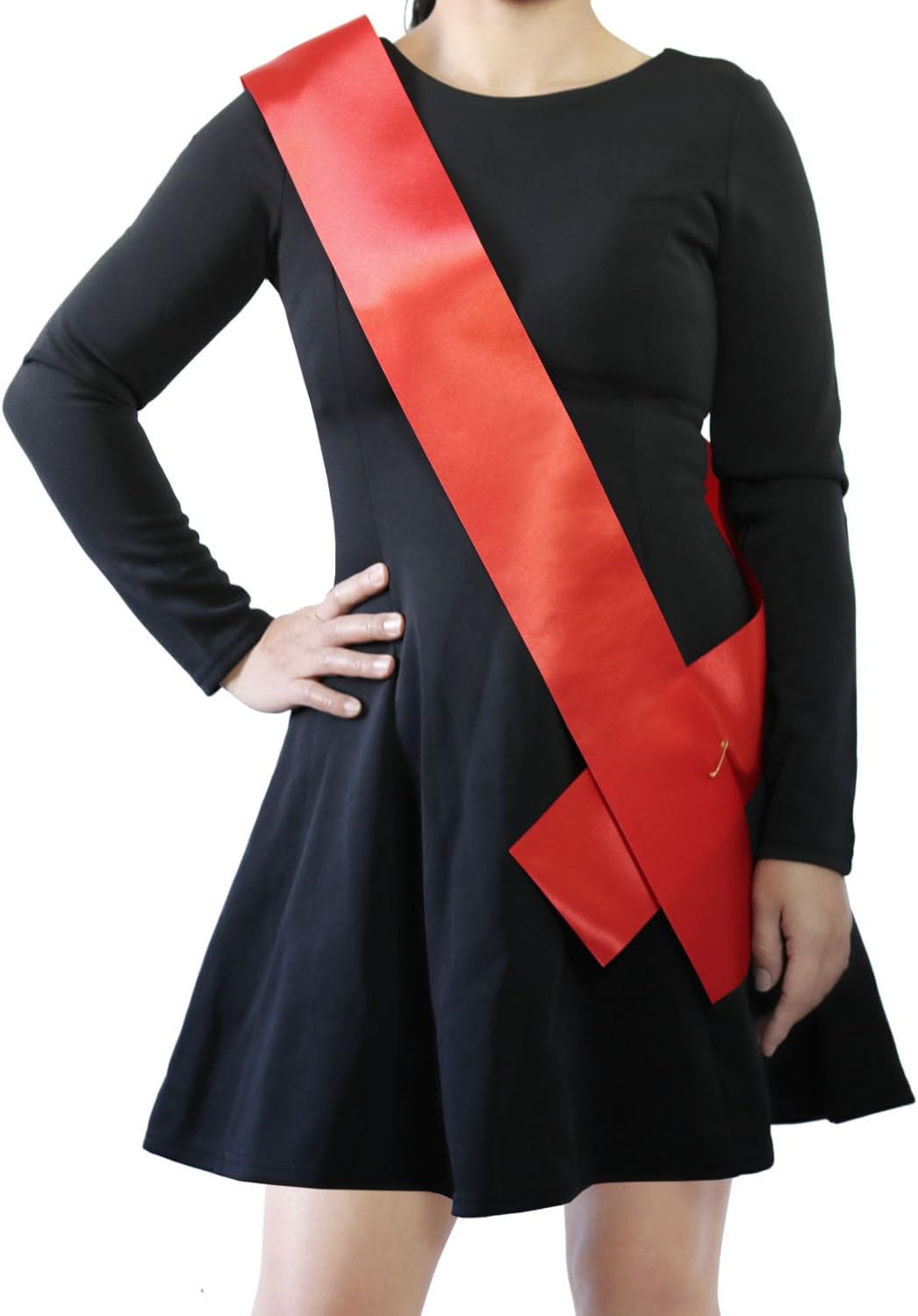 Amazon.com: FENDOLE 24 Pack Red Blank Sash,Plain Satin Sashes,Sashes ...