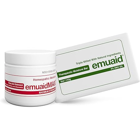 Amazon.com: emuaid EMUAIDMAX Ointment 2oz - Eczema Cream. Maximum ...