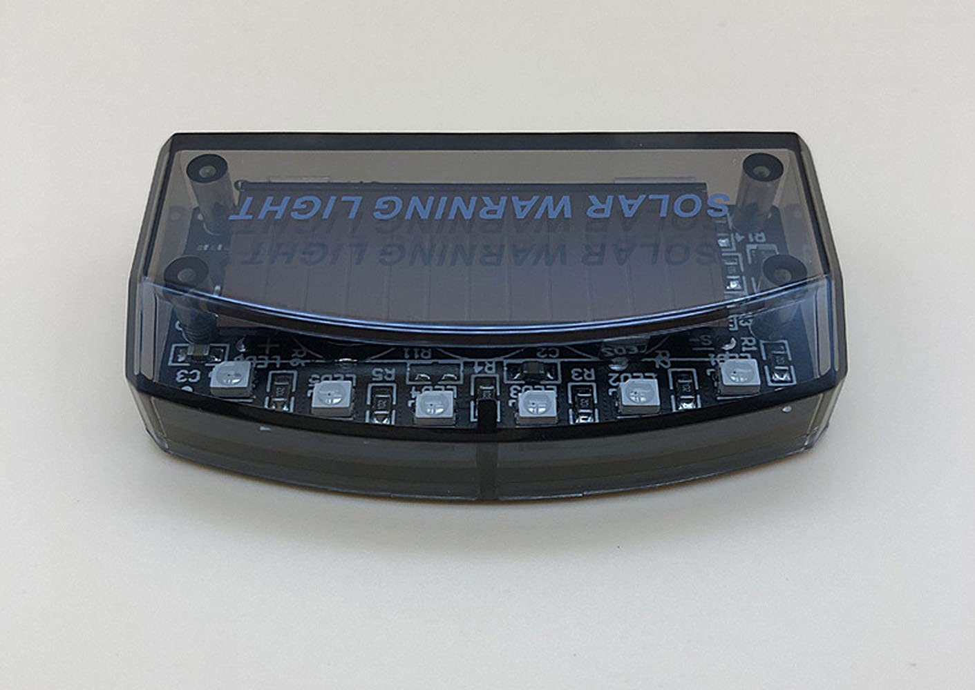 Dummy Button Fake Car Alarm LED Light - Solar Powered 6 LED Flashing ...