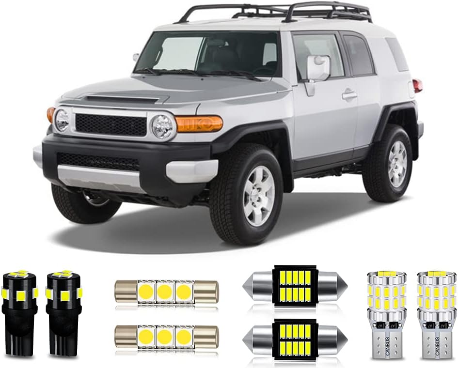 Amazon.com: LED Interior Light Kit Replacement for Toyota FJ Cruiser ...